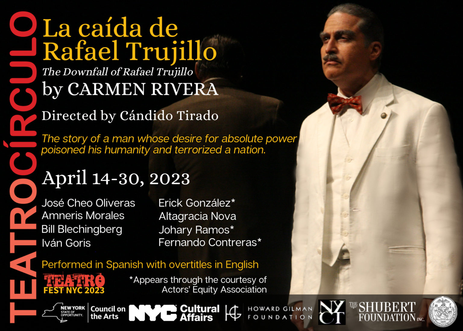 Press Kit – La caída de Rafael Trujillo – Teatro Círculo