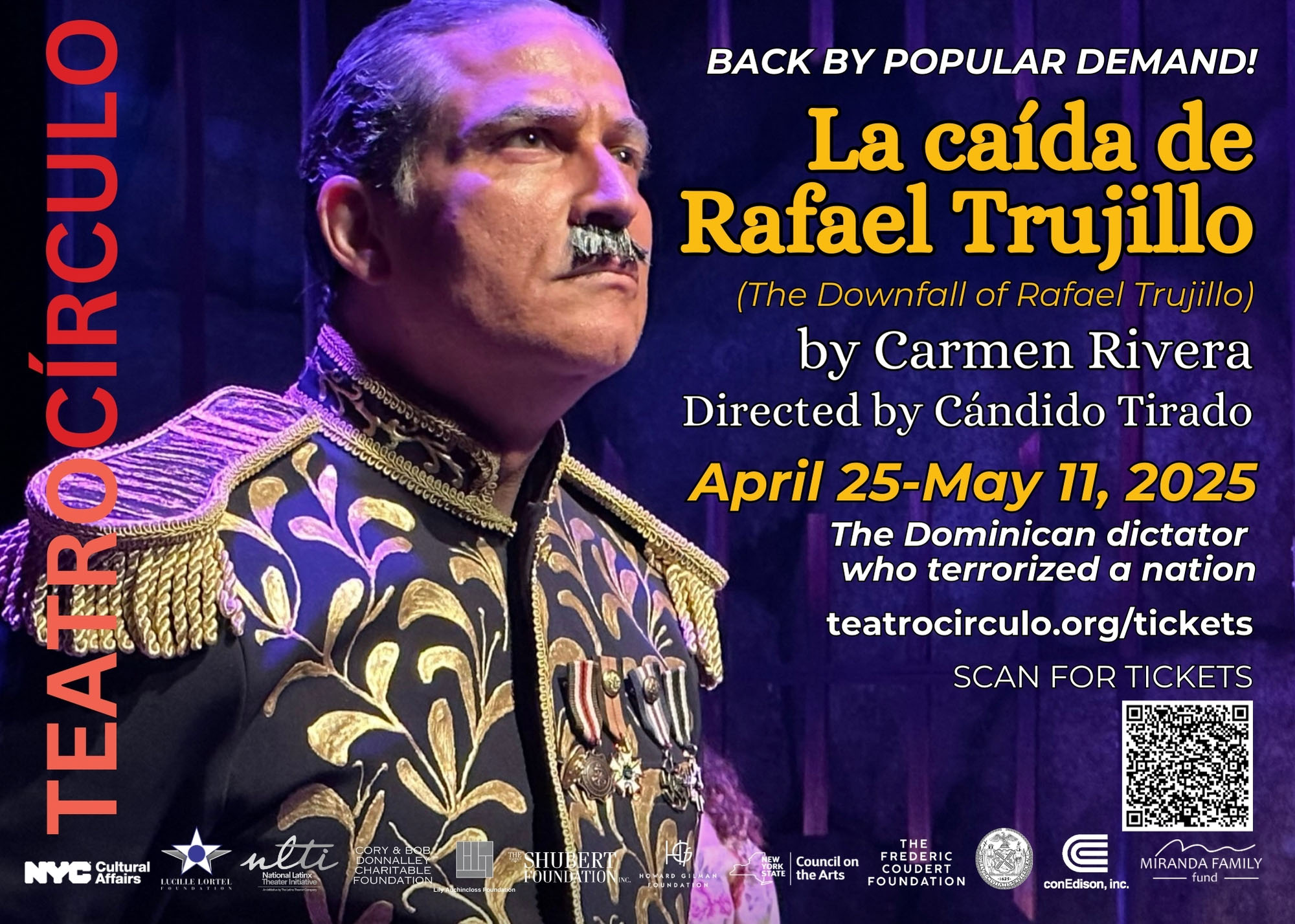 Press Kit – La caída de Rafael Trujillo (2025) – Teatro Círculo